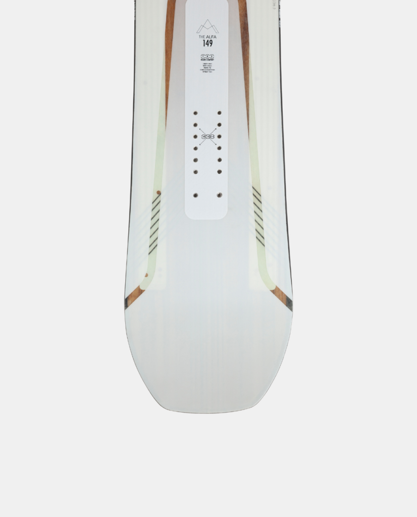 THE Alfa snowboard - white edition - THE Boards Company